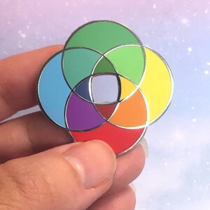 Plural Pride Rings Enamel Pin Silver - Etsy