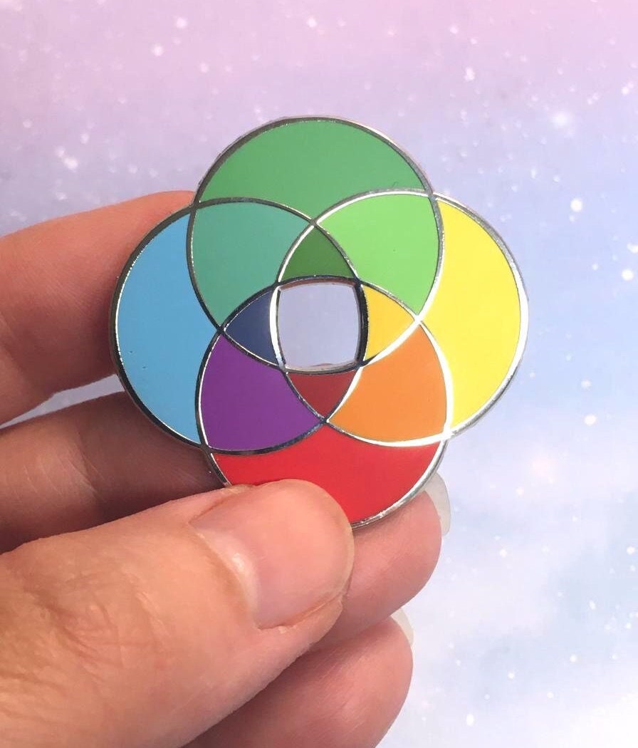 Plural Pride Rings Enamel Pin - Silver - Etsy