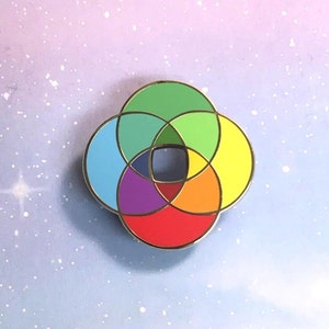 Plural Pride Rings Enamel Pin - Gold - Etsy