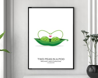 Two Peas in a Pod | Etsy