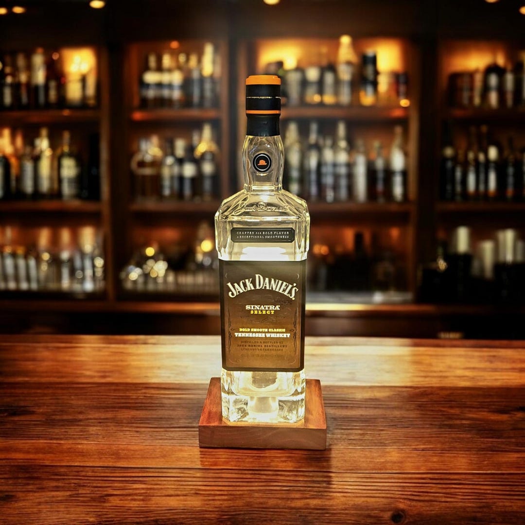 Jack Daniels Sinatra Select Whiskey Bottle Lamp - Etsy
