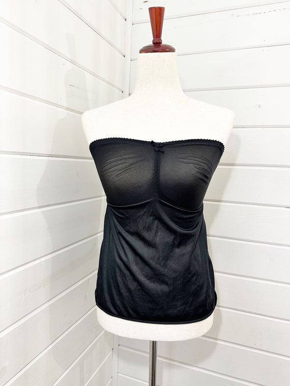 Vintage black strapless lingerie - Gem