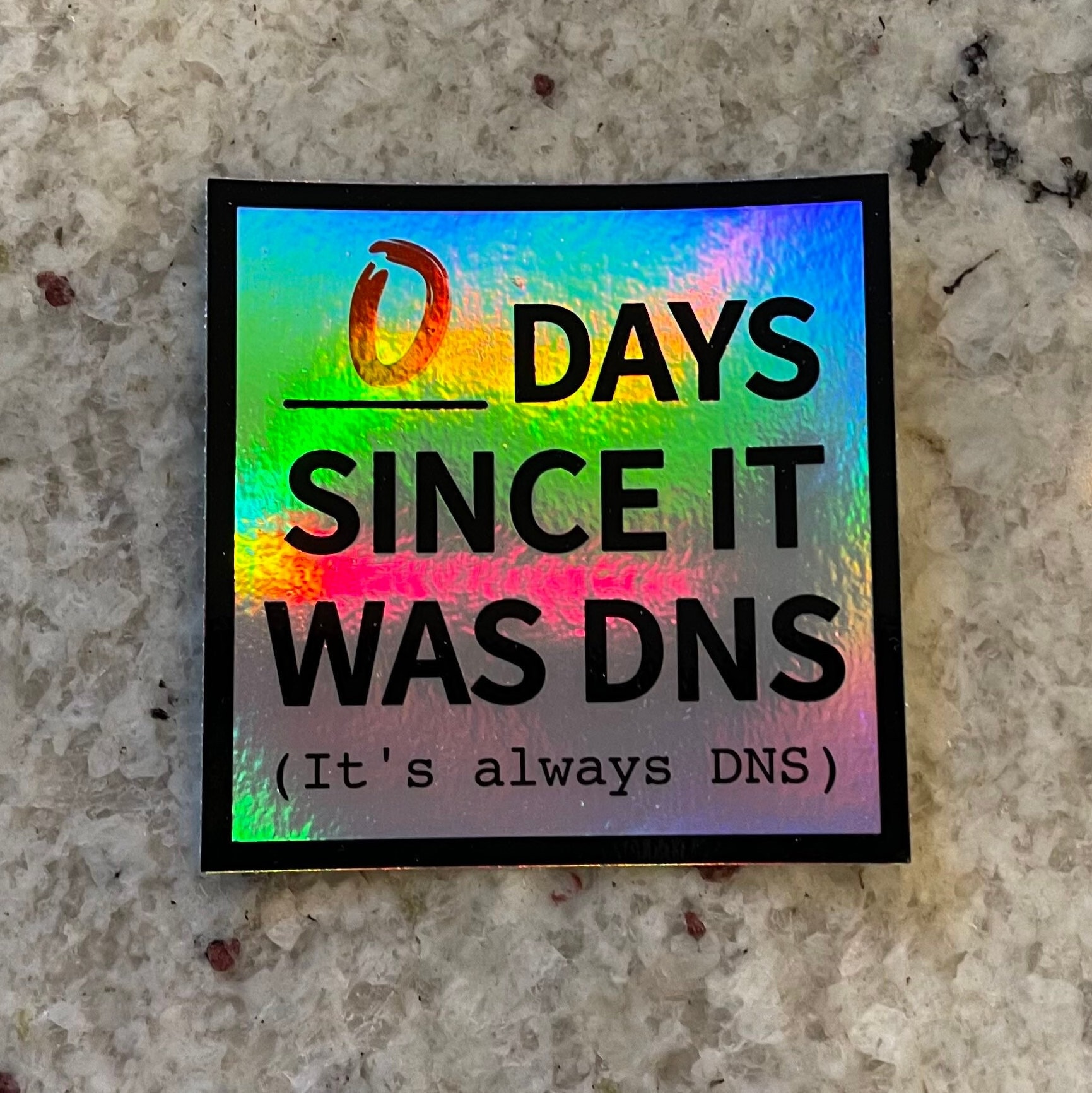 Zero 0 days since it was DNS It's always DNS 3 | Etsy