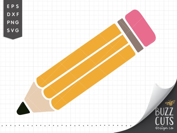 Pencil Svg Pencil Monogram Svg School Svg Teacher Svg | Etsy Canada