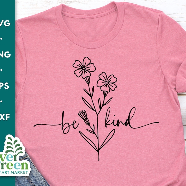 Be Kind Svg - Etsy
