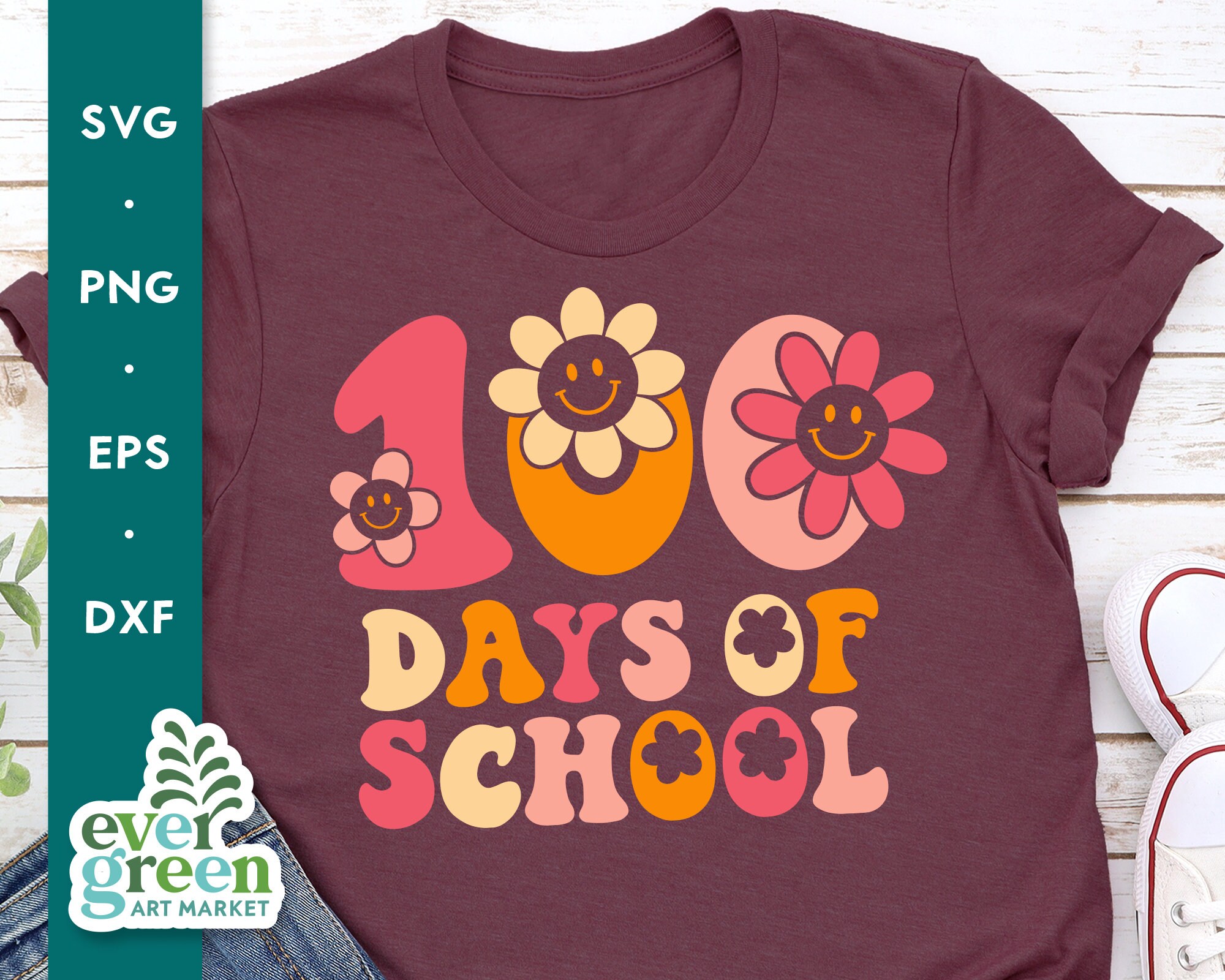 100 Days of School Svg, 100 Days Svg, 100th Day of School, Teacher ...