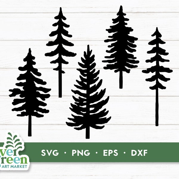 Pine Tree Svg - Etsy