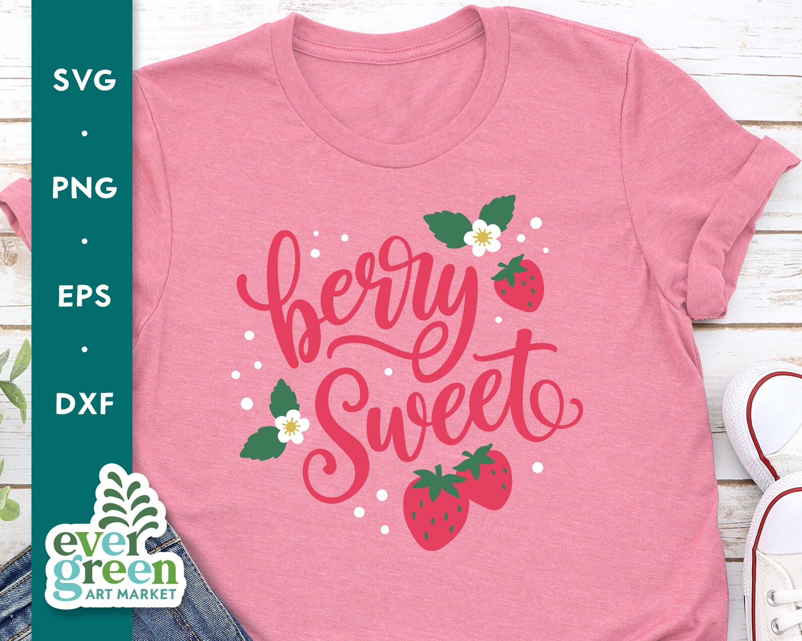 Berry Sweet Svg, Strawberry Sweet One, First Birthday, Berry Cute, Baby ...