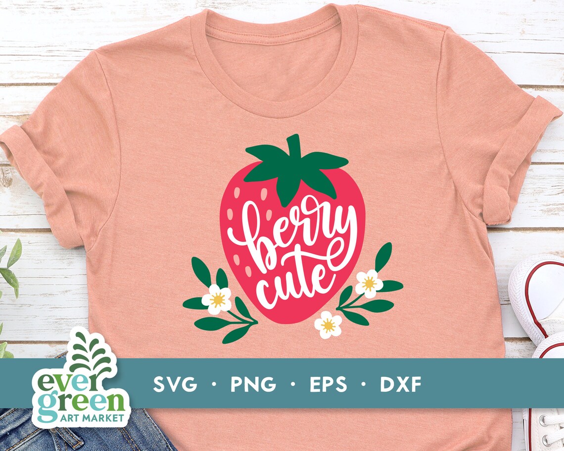 Berry Cute Svg Strawberry Sweet One First Birthday Baby - Etsy