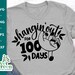 100 Days of School, Sloth Hangin Out Svg, Sloth Svg, 100 Slow Days ...