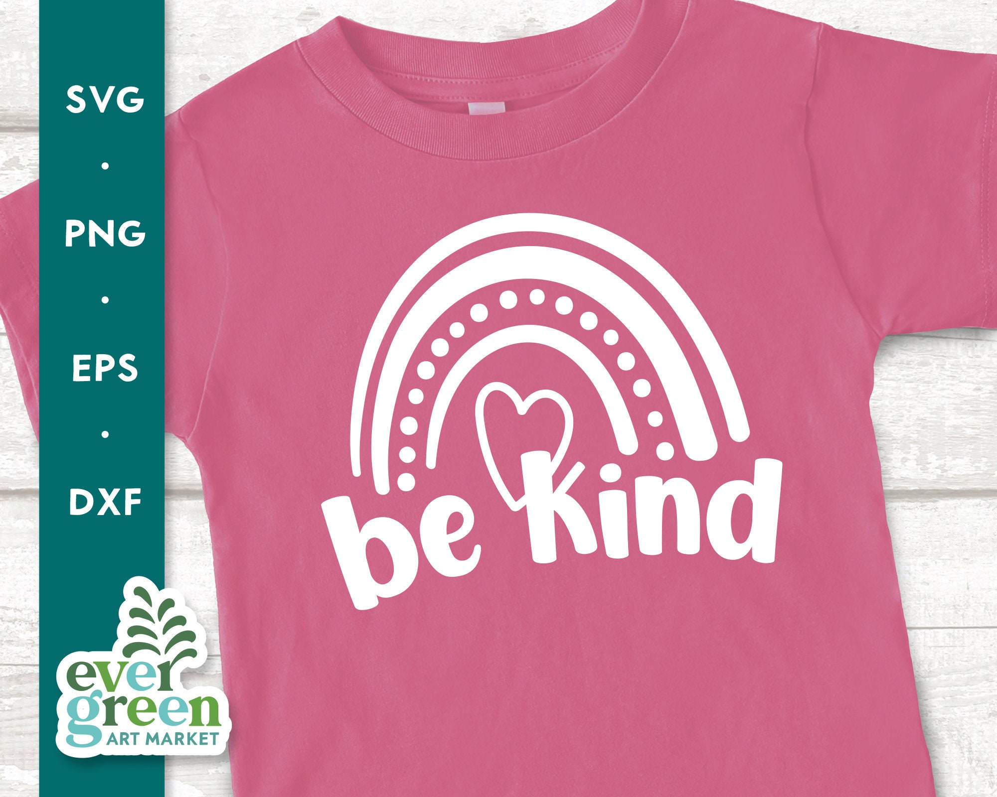 Be Kind Svg Kindness Svg Pink Shirt Day Svg Be Kind Rainbow - Etsy