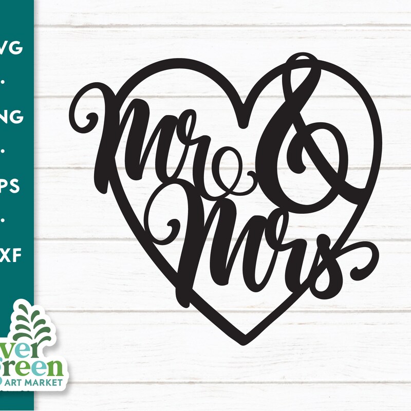 Mr and Mrs Heart - Etsy