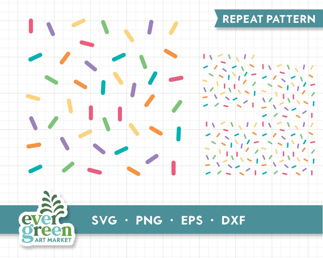 Rainbow Sprinkles Svg, Candy Confetti Svg, Rainbow Candy Svg, Candy ...