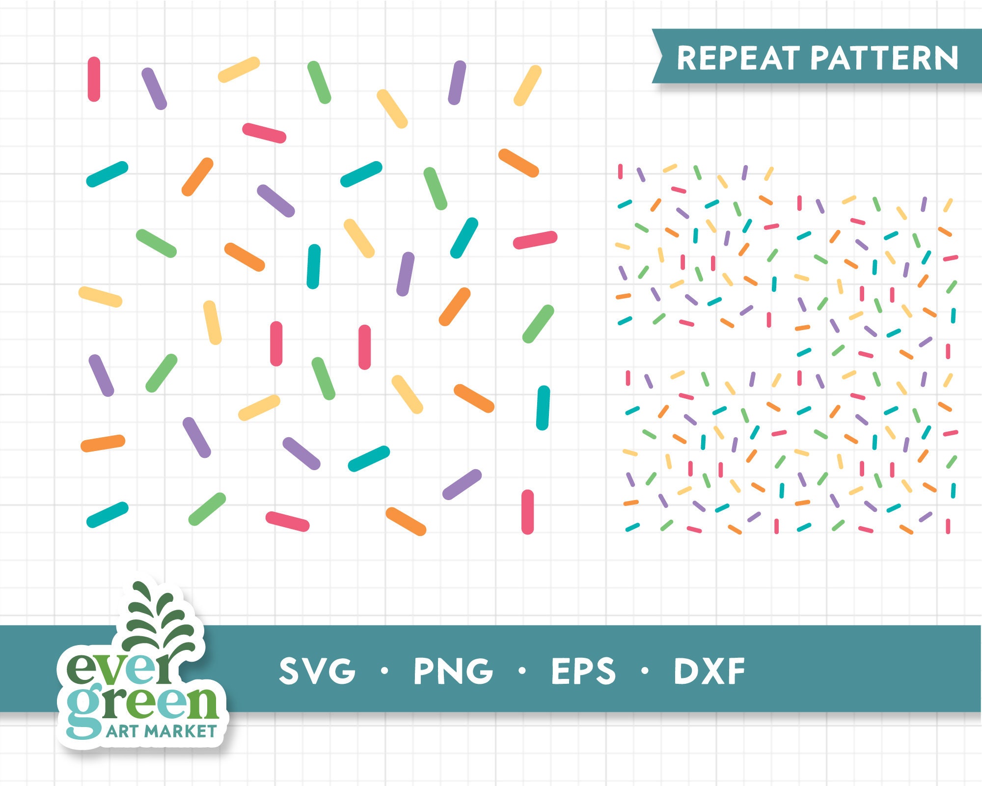 Rainbow Sprinkles Svg Candy Confetti Svg Rainbow Candy Svg - Etsy UK
