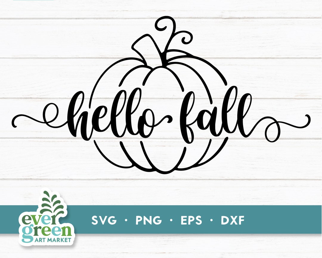 Hello Fall Svg, Fall Pumpkin Sign Svg, Fall Pumpkin Svg, Fall Tshirt ...