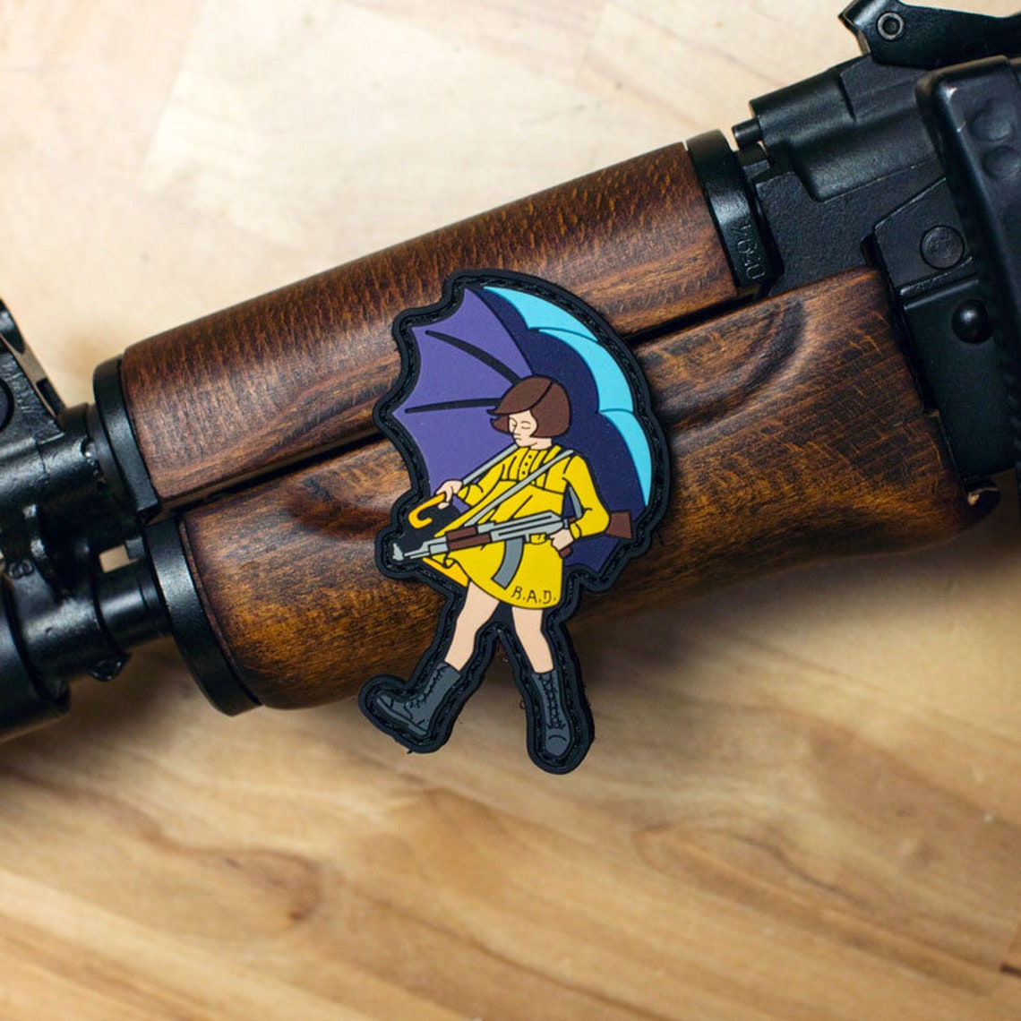Assault Girl PVC Patch With Hook and Loop Backing Tactical - Etsy