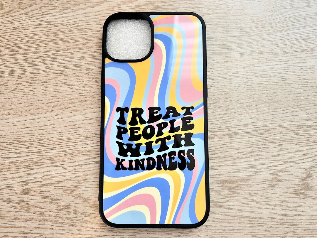 Retro Swirls TPWK Treat People With Kindness Phone Cases for iPhone and ...
