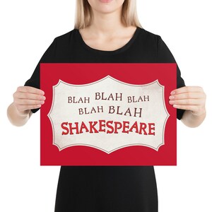 Shakespeare Something Rotten Poster, Broadway Show, Musical Theater ...