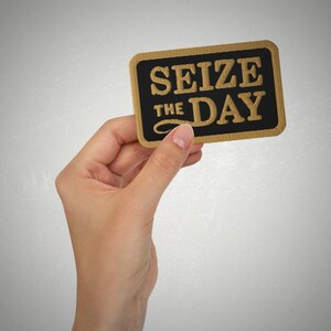 Seize the Day Embroidered Patch, Newsies Musical, Fansies, Theatre Gift ...