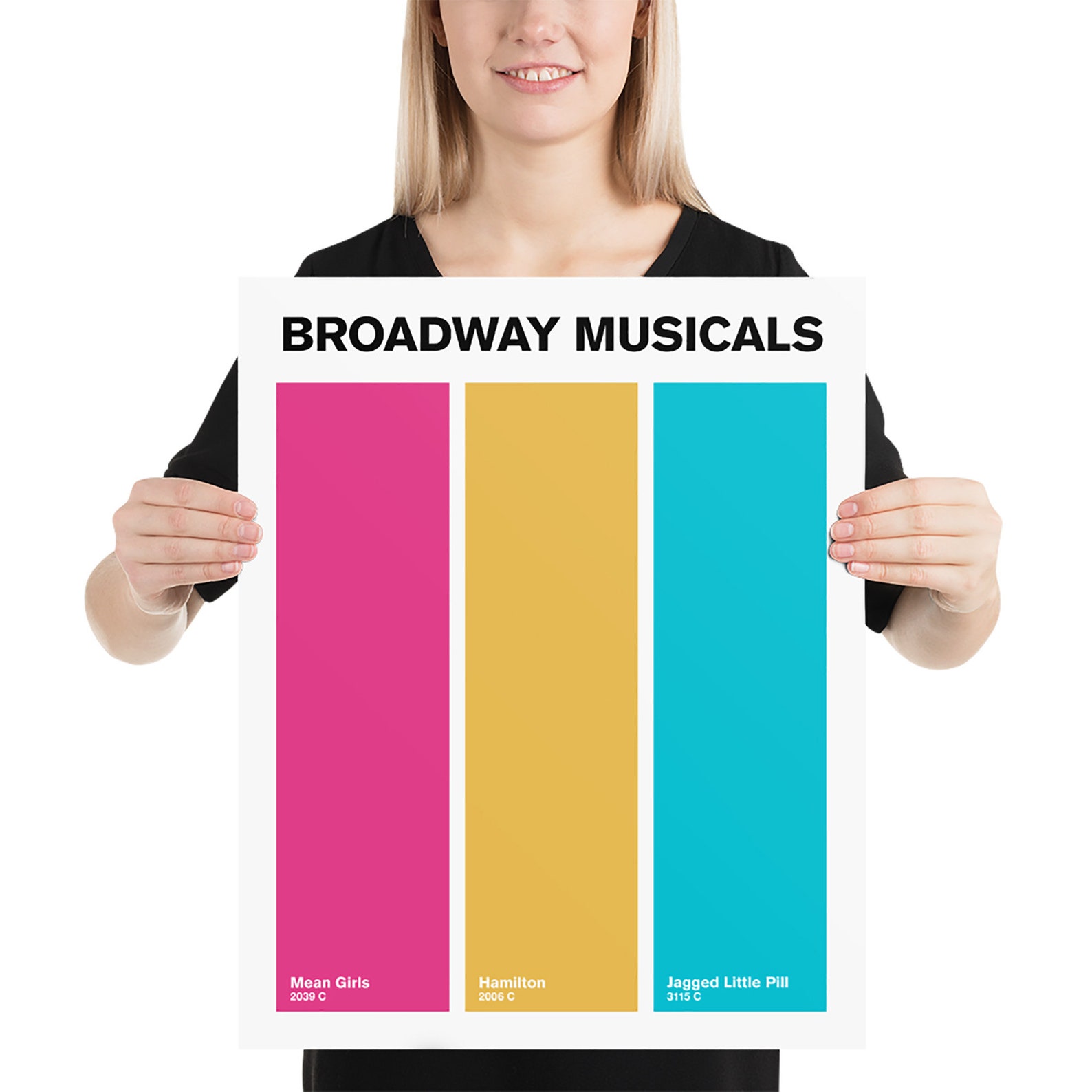 CUSTOM BROADWAY POSTER, Pantone Color Swatches, Musical Theater, Design ...