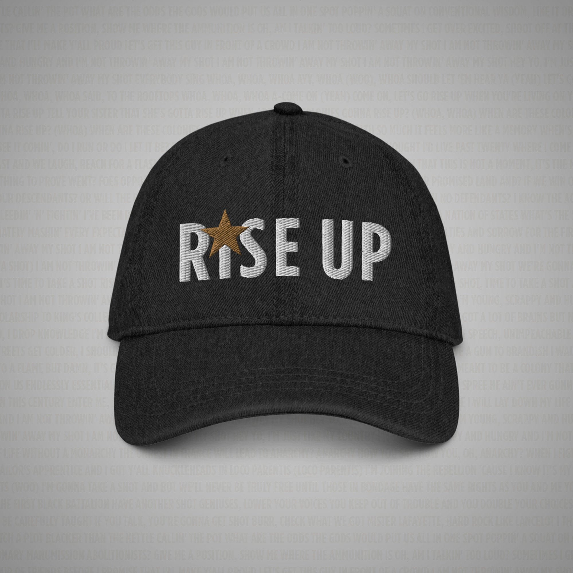 Rise up Baseball Cap, Hamilton Musical Inspired, Broadway Show, Theater ...