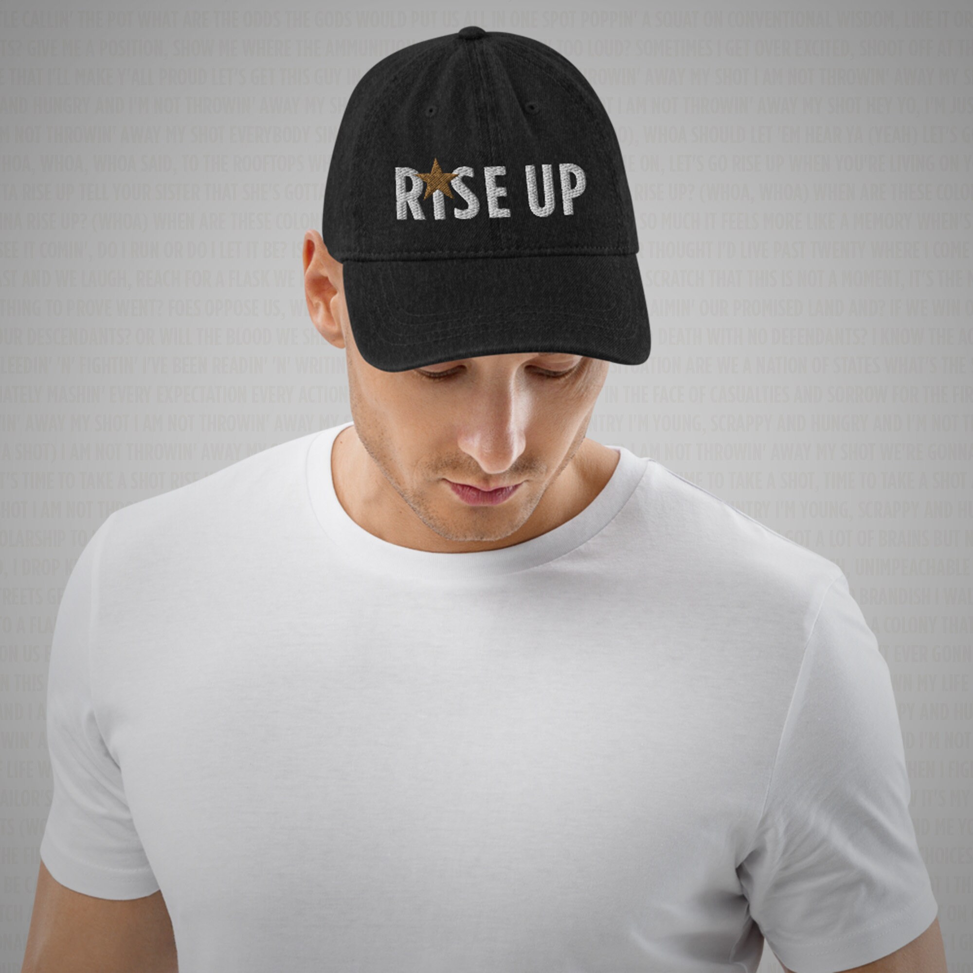 Rise up Baseball Cap, Hamilton Musical Inspired, Broadway Show, Theater ...