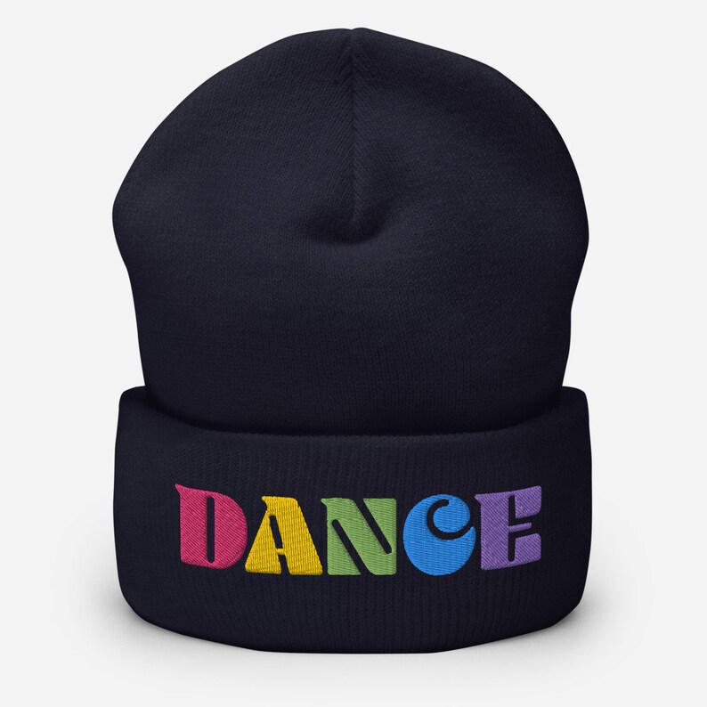 DANCE Beanie Broadway Musical Theater Embroidered Beanie - Etsy
