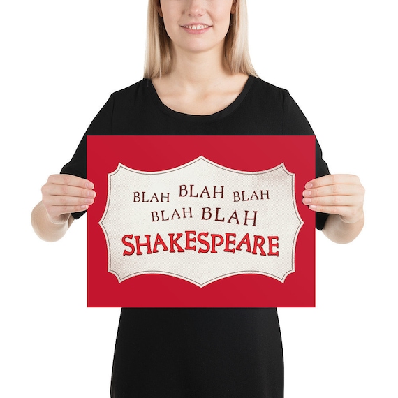 Shakespeare Something Rotten Poster Broadway Show Musical | Etsy