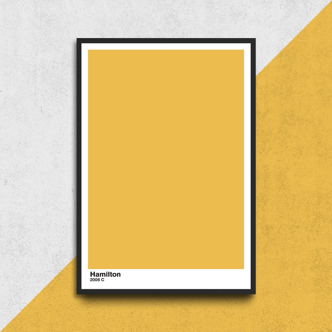 CUSTOM BROADWAY POSTER Pantone Color Swatches Musical - Etsy