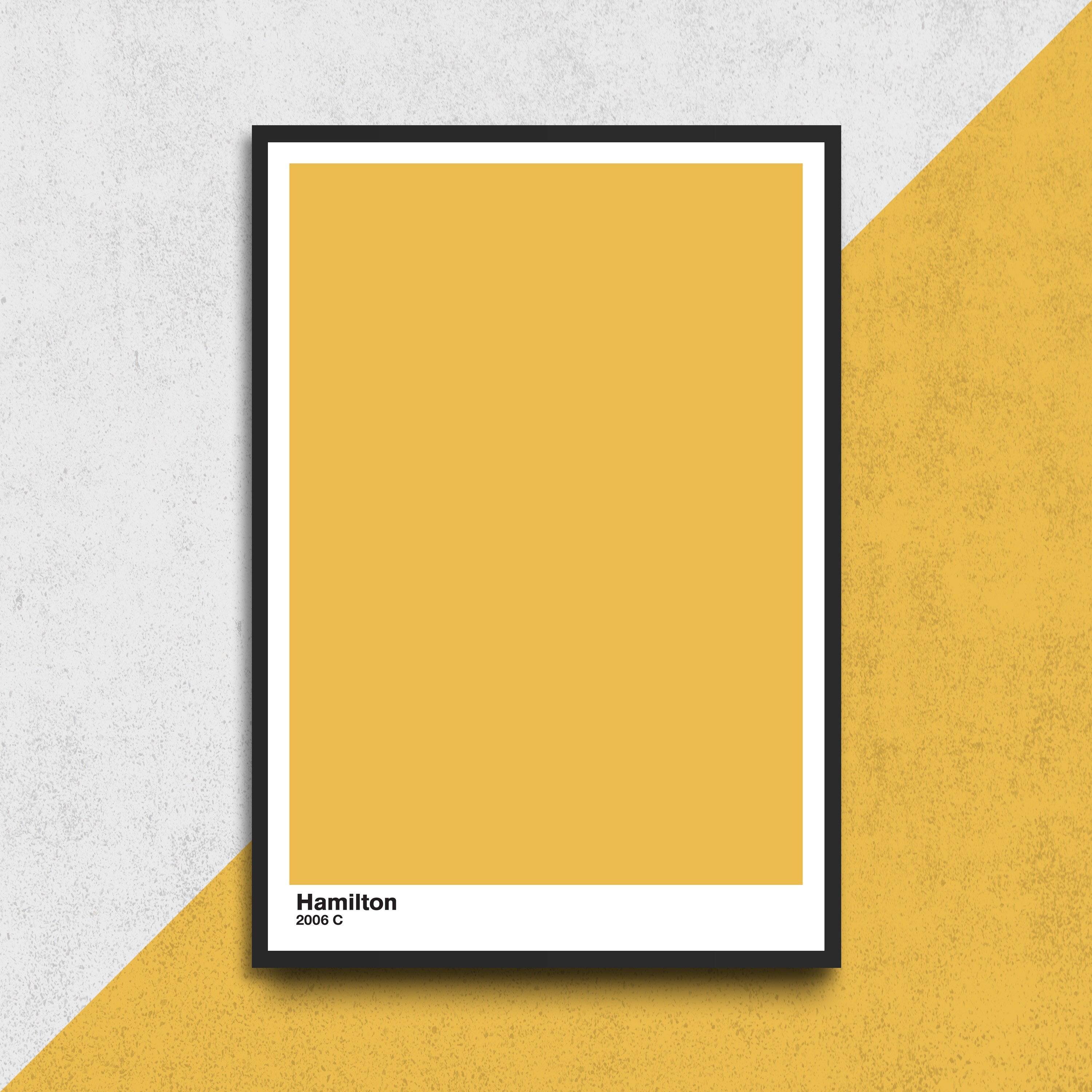 CUSTOM BROADWAY POSTER Pantone Color Swatches Musical - Etsy