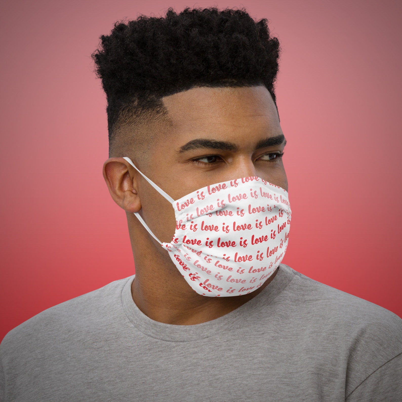 Love is Love Face Mask Lin-manuel Miranda Quote Pride - Etsy