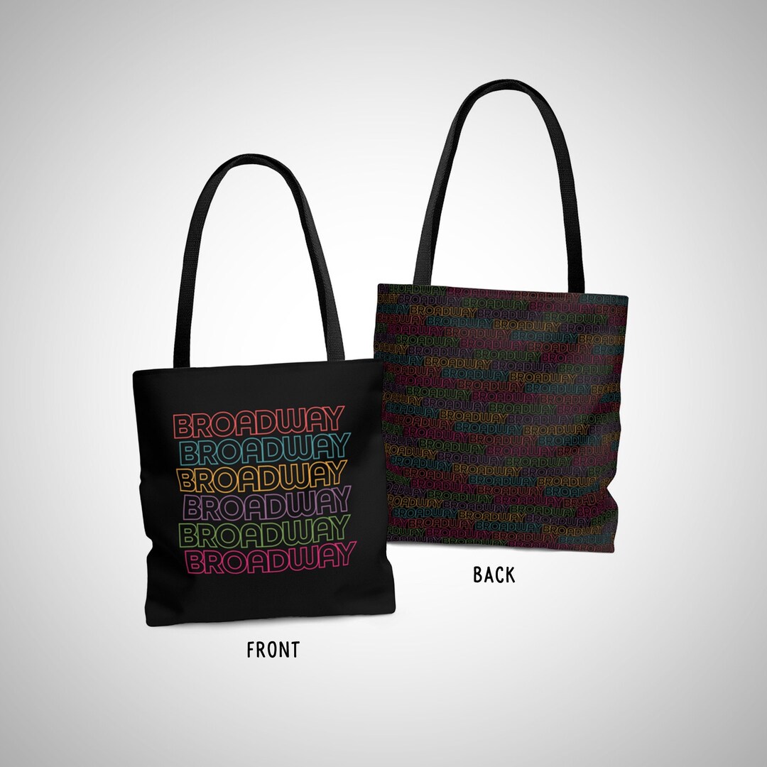 Broadway Tote Bag, Musical Theater, NYC, Broadway Show, Reusable Bag ...
