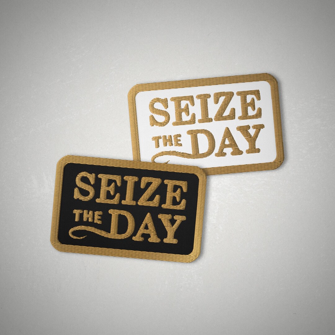 Seize the Day Embroidered Patch, Newsies Musical, Fansies, Theatre Gift ...