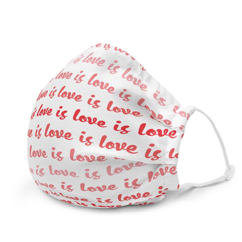 Love is Love Face Mask Lin-manuel Miranda Quote Pride - Etsy