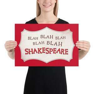 Shakespeare Something Rotten Poster, Broadway Show, Musical Theater ...