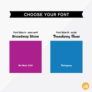 CUSTOM BROADWAY BLANKET, Pick Your Shows, Soft Throw Blanket, Color ...