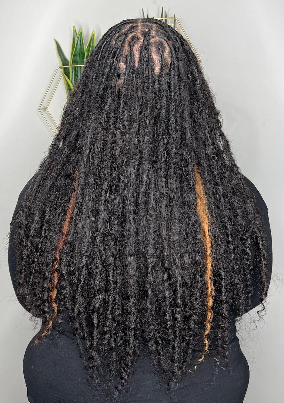 100% Human Hair Loc Extensions - Etsy