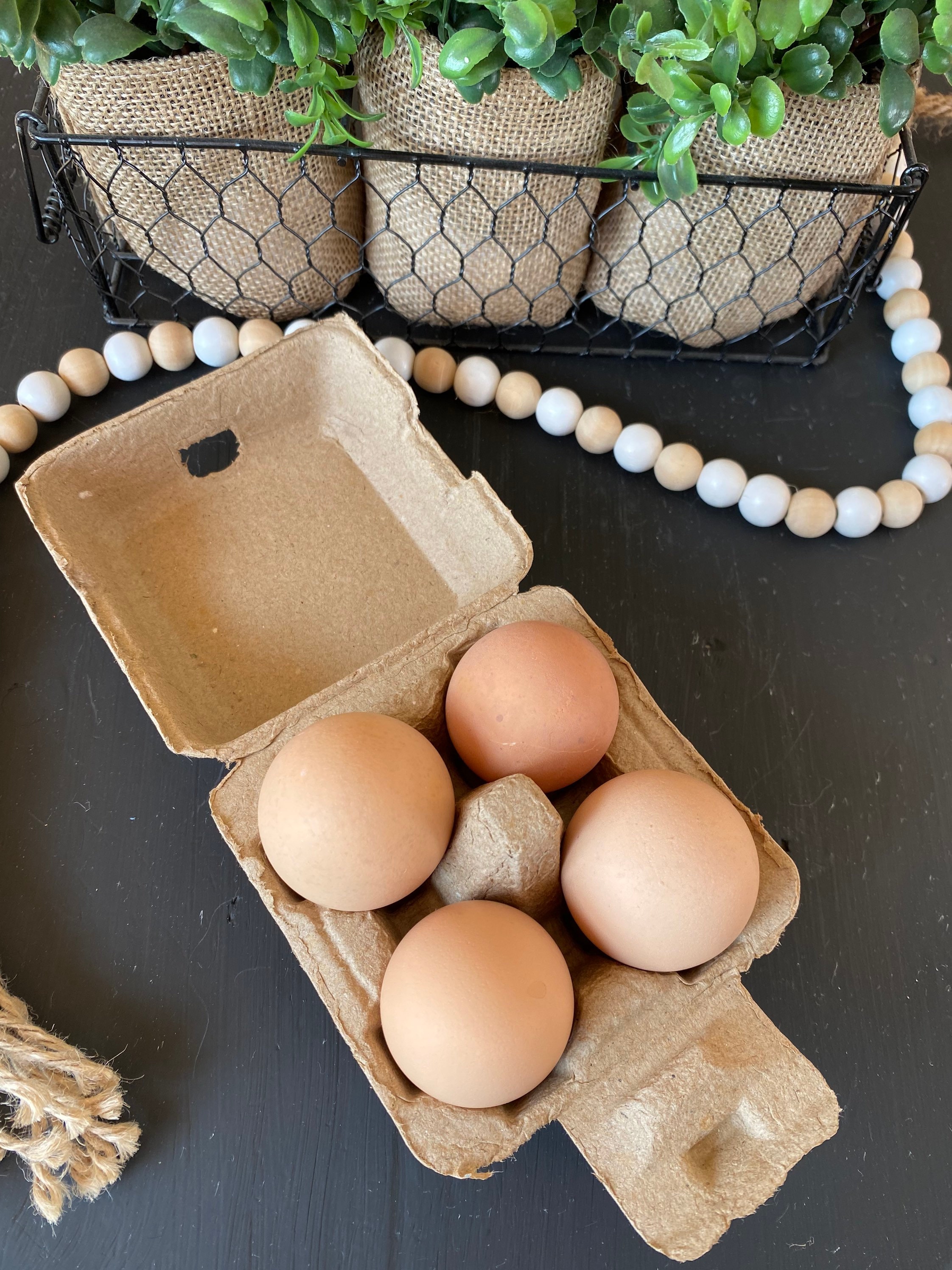 Set of 12 Egg Cartons Square Blank Carton Holds 4 - Etsy
