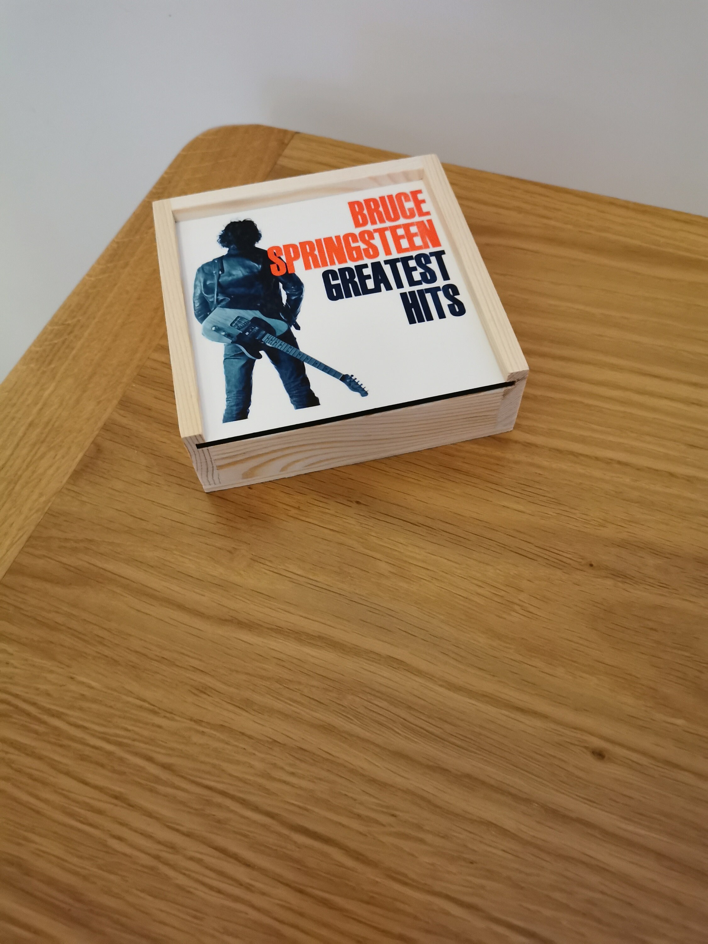 Bruce Springsteen Boxed Set of 4 Wooden Coasters - Etsy UK