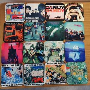 Your Favorite Album Cover Made Into a Wooden Coasters - Etsy UK