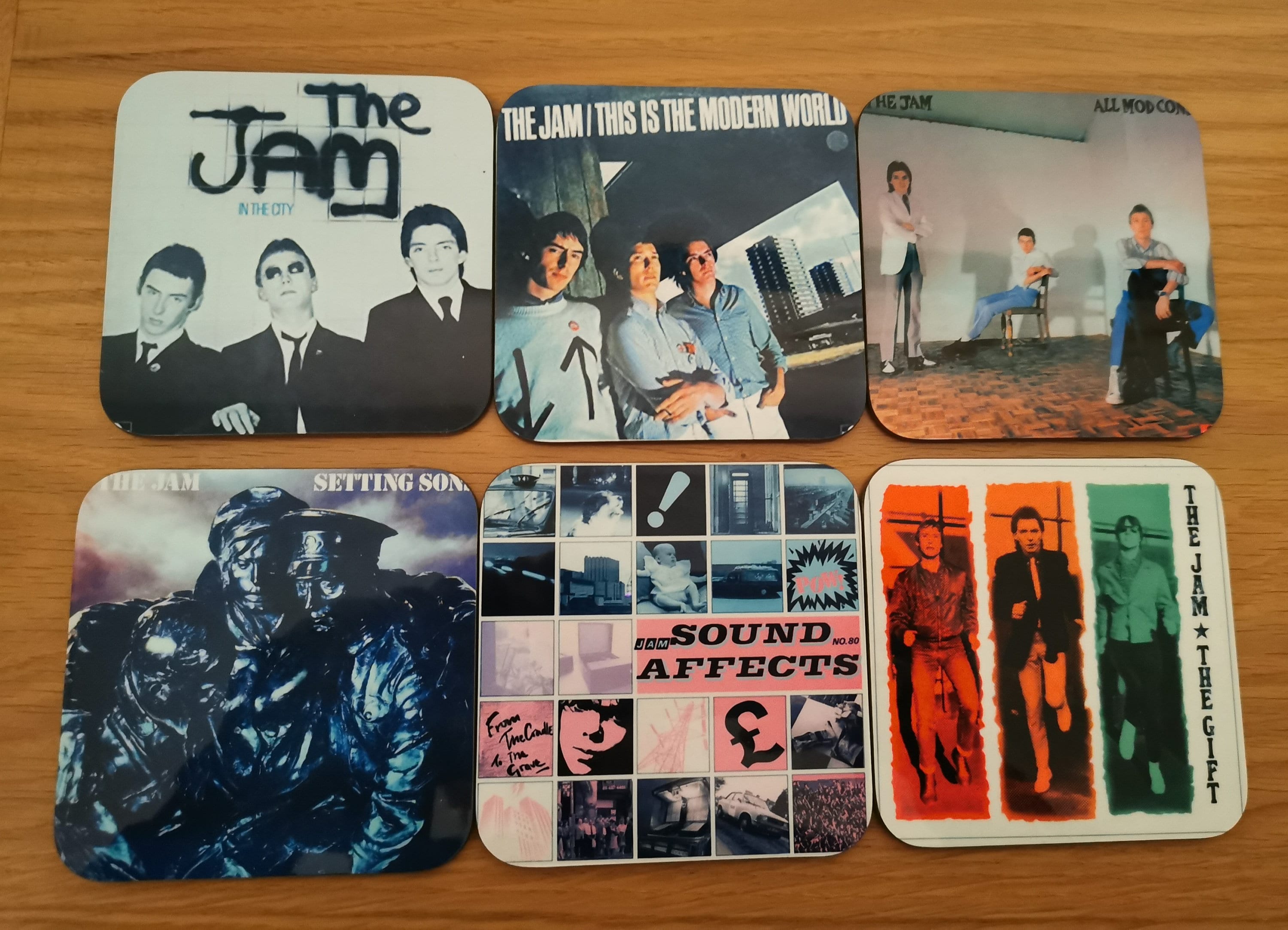 Your Favorite Album Cover Made Into a Wooden Coasters - Etsy UK