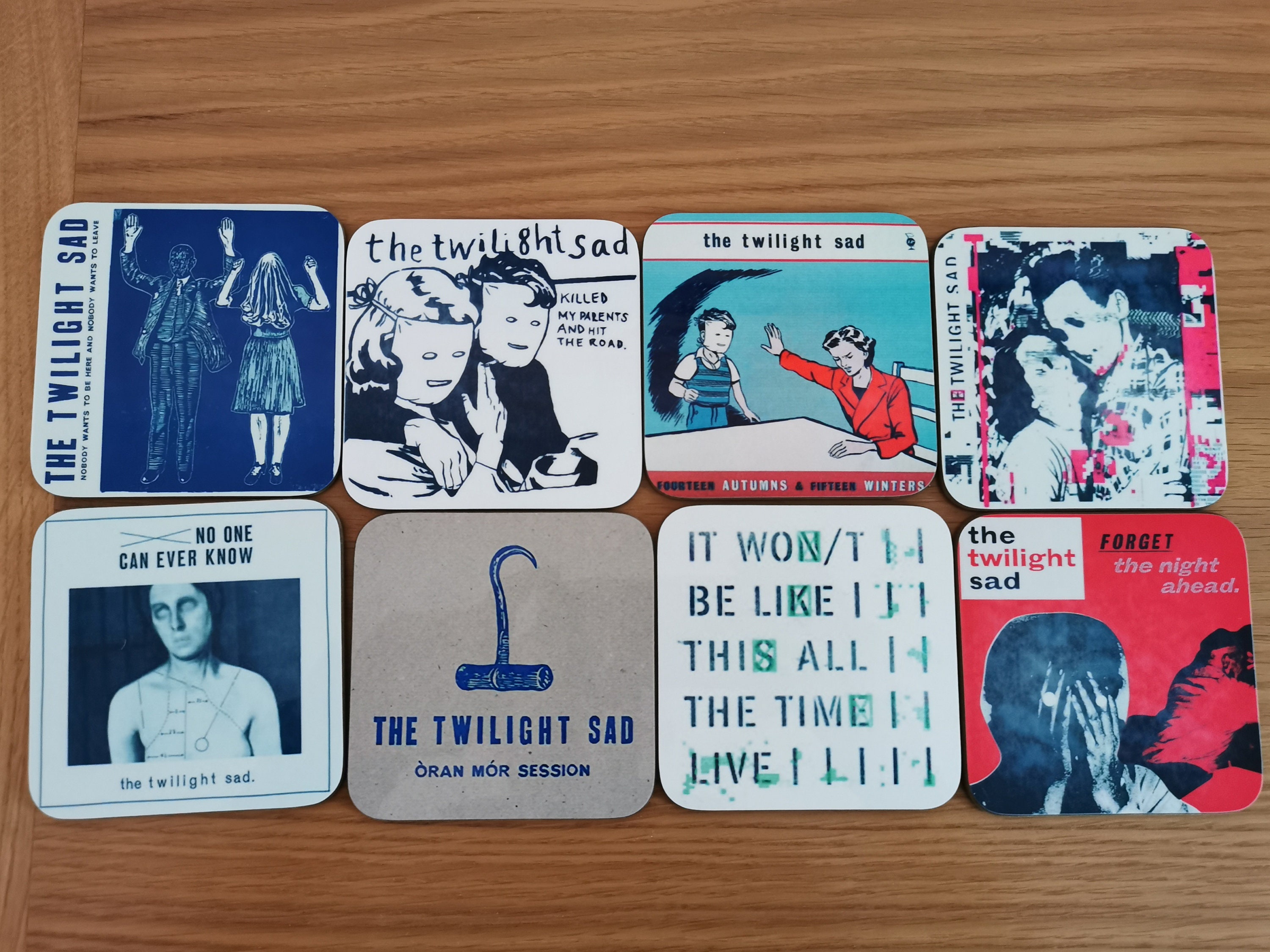 Your Favorite Album Cover Made into a Wooden Coasters | Etsy