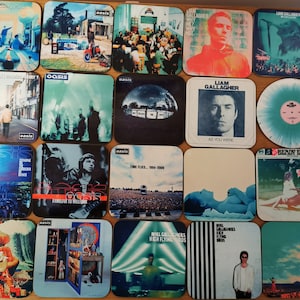 Your Favorite Album Cover Made Into a Wooden Coasters - Etsy UK