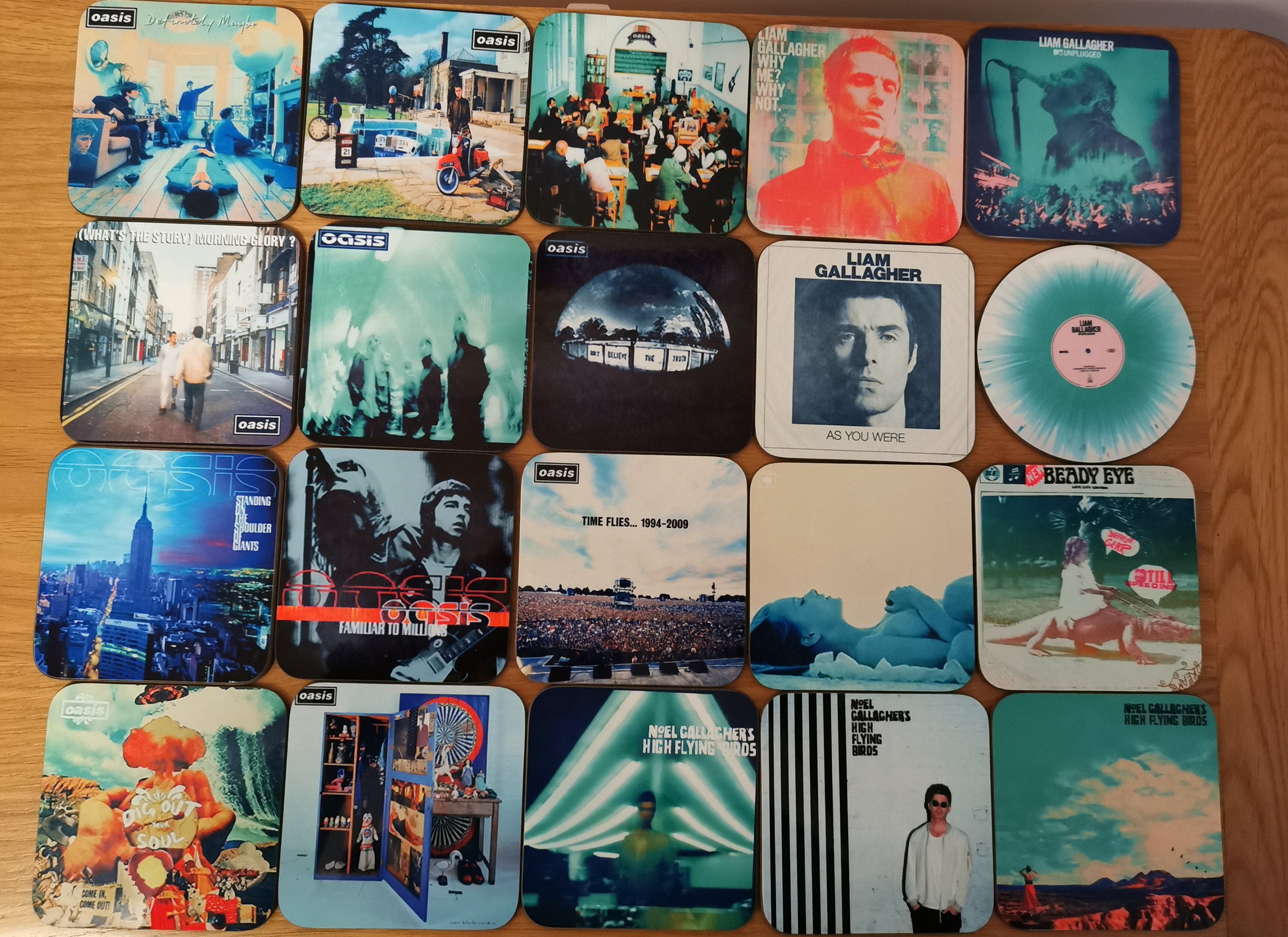 Your Favorite Album Cover Made Into a Wooden Coasters - Etsy UK