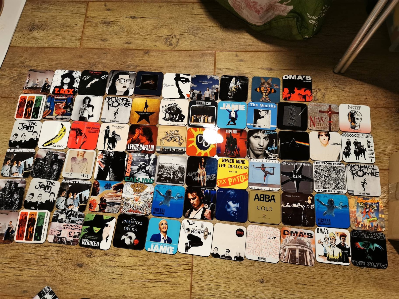 Your Favorite Album Cover Made Into a Wooden Coasters - Etsy UK