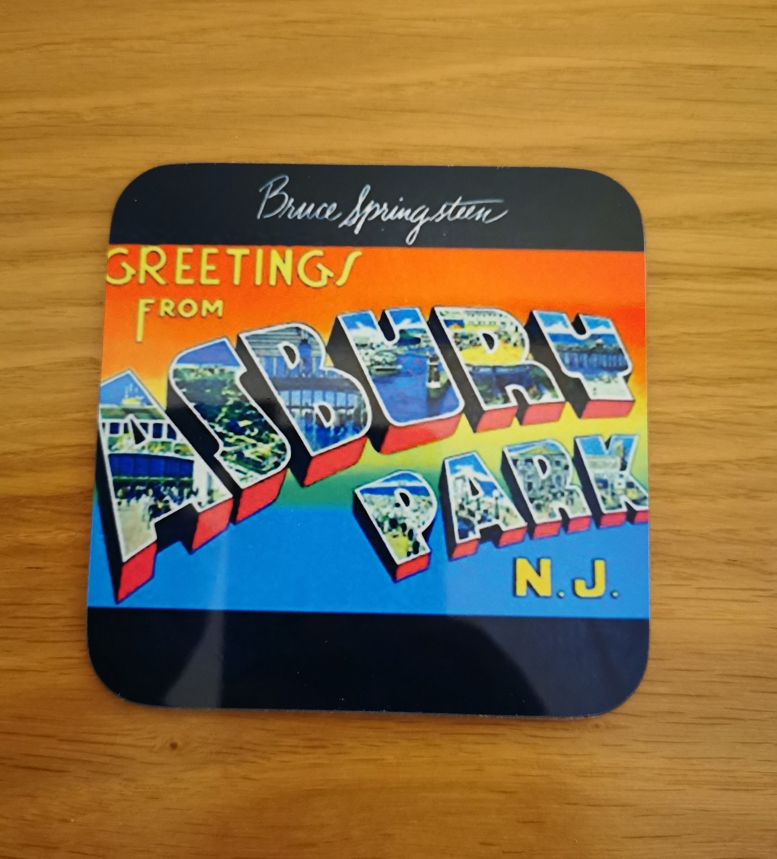 Bruce Springsteen Boxed Set of 4 Wooden Coasters - Etsy UK