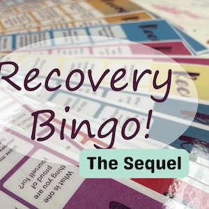 Recovery Bingo "the Sequel" | Sobriety Games | Print at Home - Etsy