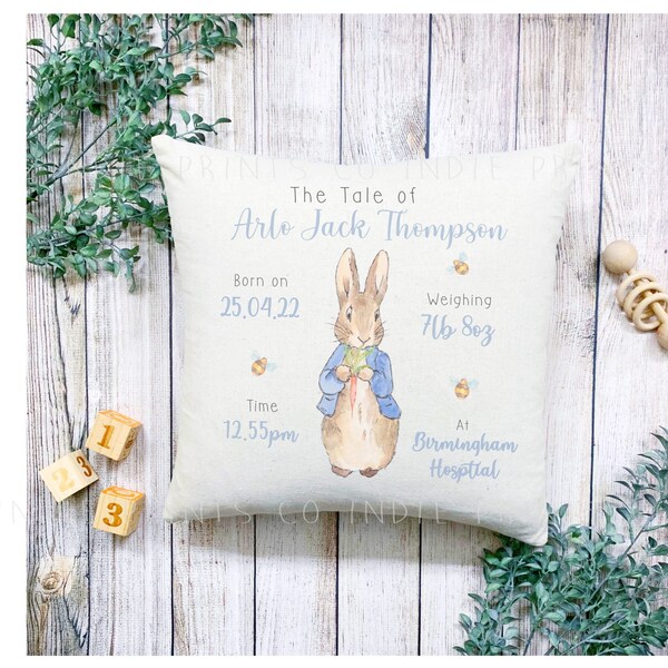 Rabbit Cushion - Etsy