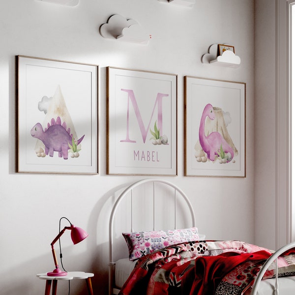 Girl Dinosaur - Etsy