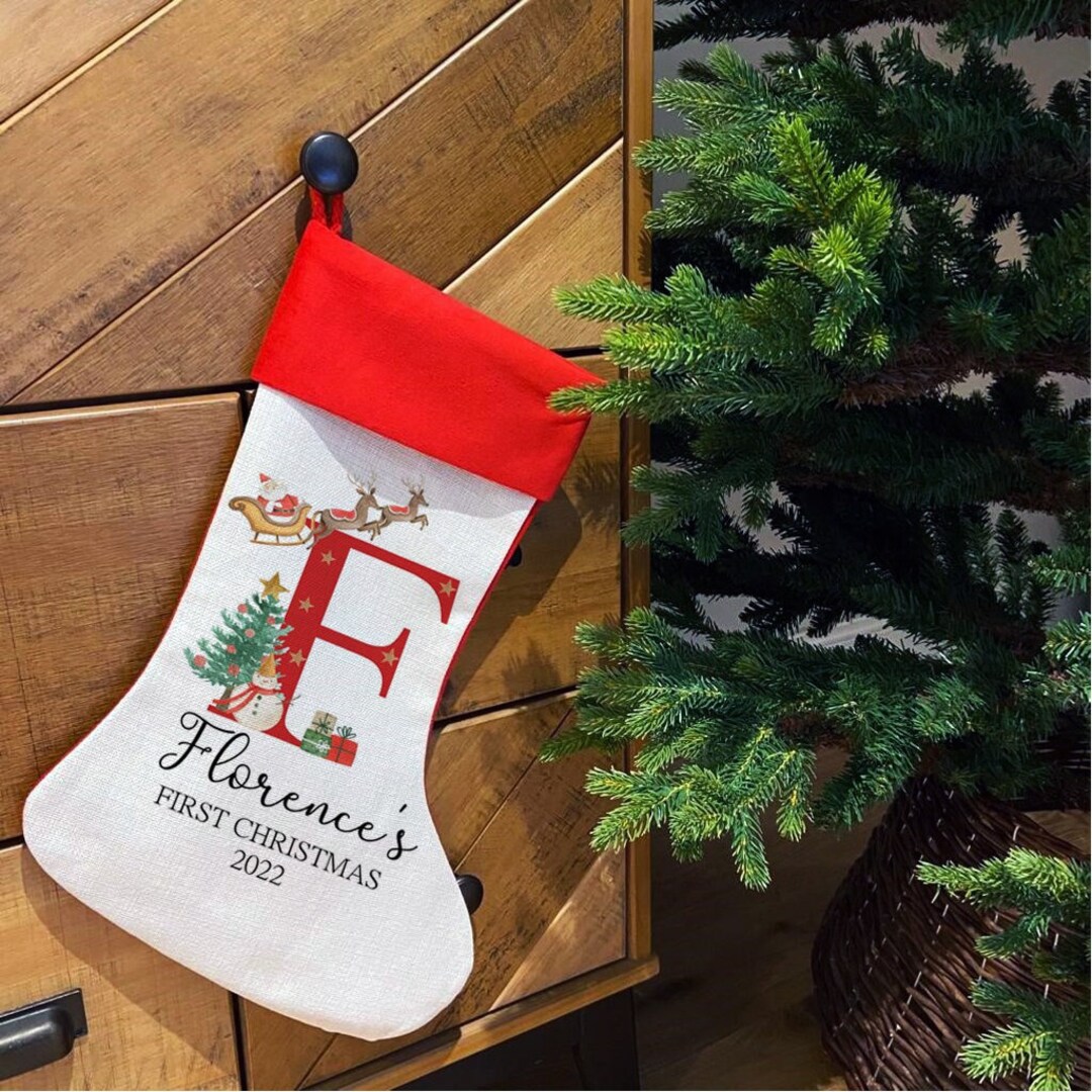 First Christmas Stocking, 1st Christmas Gift, Babies Christmas Gift ...